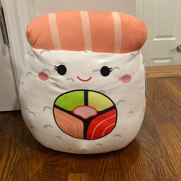 Squishmallows | Toys | Nwt Ftm 2 Rolanda The Salmon Sushi Squishmallow ...